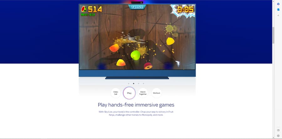 Introducing Sky Live - Sky’s interactive TV camera | Digital TV